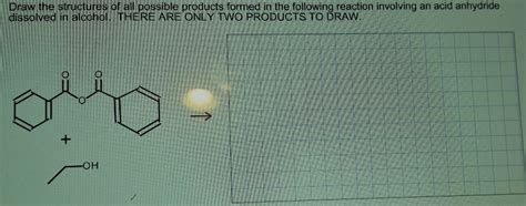 Solved Draw The Structures Of All Possible Products Formed