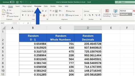 10 How To Generate Random Numbers On Excel New Hutomo
