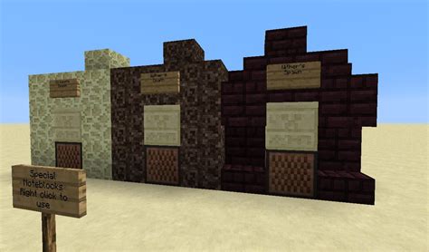 Special Noteblocks Play Every Minecraft Sound By Clicking A NoteBlock Minecraft Project