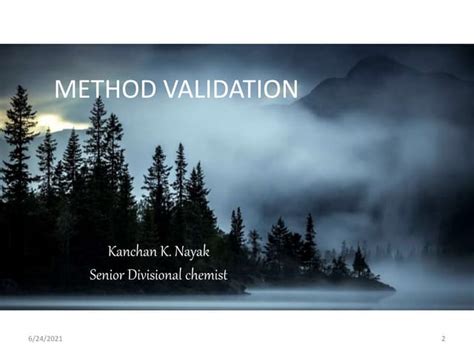 Method Validation Limit Of Detection Quantitation Limits And