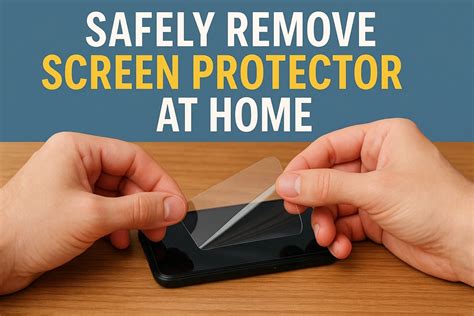 Remove Screen Protectors At Home How To Do It Without Scratching Or Breaking