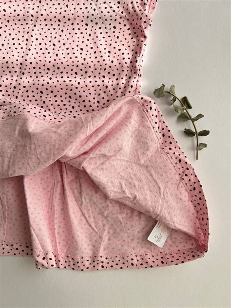 2893 پیراهن دخترانه خالدار صورتی آنلاین شاپ لباس کودک گرین کیدز