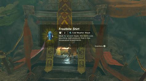 How To Get The Frostbite Set In Zelda Tears Of The Kingdom