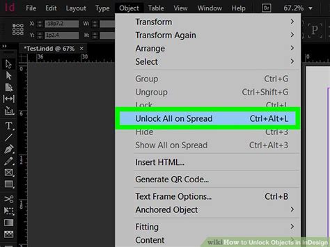 3 Ways To Unlock Objects In Indesign Wikihow