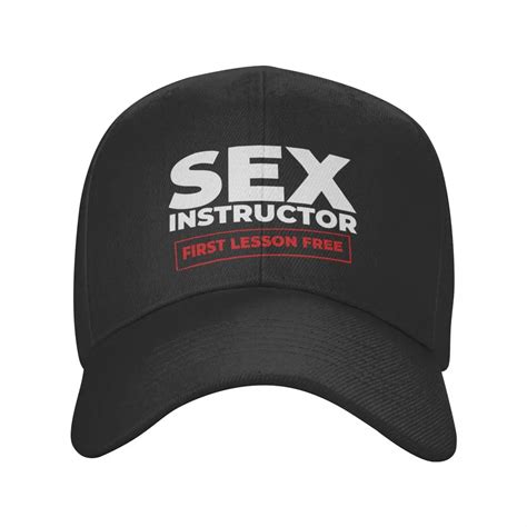 Classic Unisex Sex Instructor Baseball Cap Adult Adjustable Dad Hat For Men Women Sports