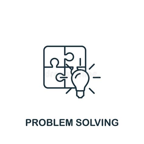 Problem Solving Icon Monochrome Simple Life Skills Icon For Templates Web Design And