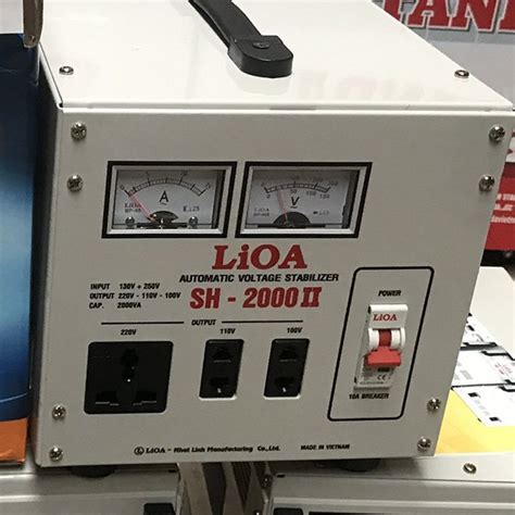 Ổn Áp Lioa 2kva Có 3 Model Sh 2kva Dri 2kva Drii 2kva Mới 2019