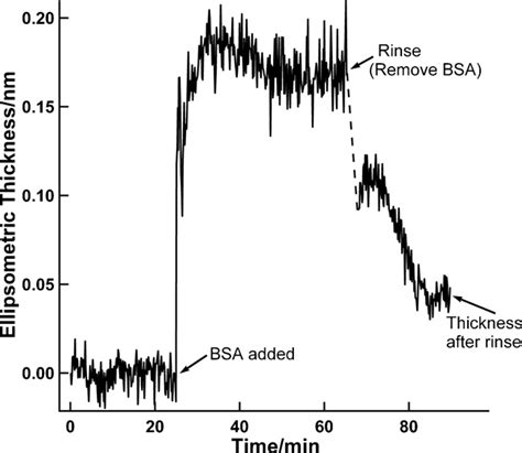Representative In Situ Se Adsorption Of Bsa To Seo6 2 Substrate Bsa