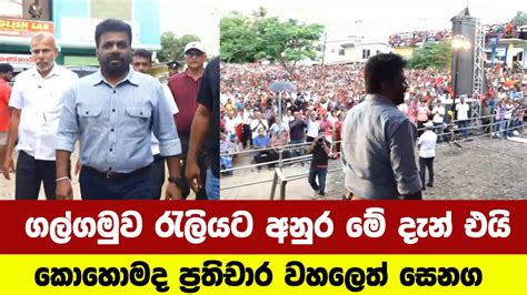 ගල්ගමුව රැලියට අනුර කුමාර මේ දැන් එයි රැලියෙම එකම හඬක් අනුර ගල්ගමුවට Youtube