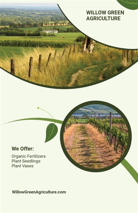 Agriculture Poster Template Free Illustrator PSD Template Net