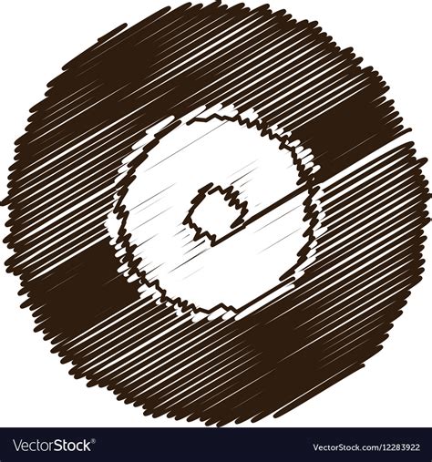 Compact Disk Isolated Icon Royalty Free Vector Image