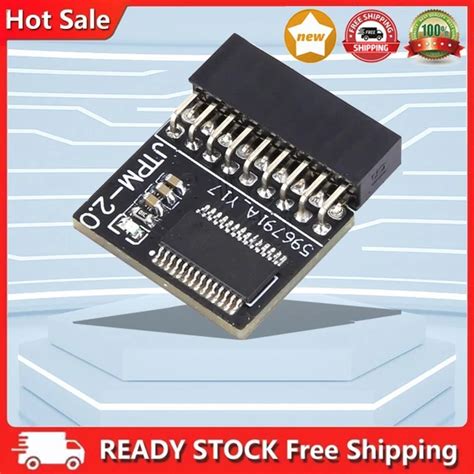 Tpm 20 Encryption Processor Lpc Interface For Asusmsiasrock 18pin