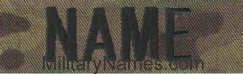 Ocp Multicam Name Tapes 4 Inches Long Black Thread