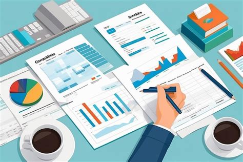 Premium Photo Spreadsheets Concept Illustration
