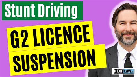 G2 License And Stunt Driving In Ontario What You Need To Know