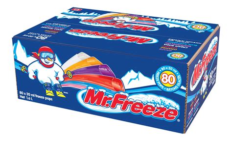 Mr Freeze Freezies 80 X 20 Ml Party City