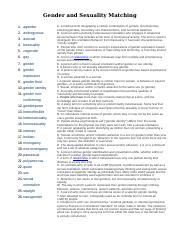 GenderandSexualitymatching Docx Gender And Sexuality Matching Agender Androgynous