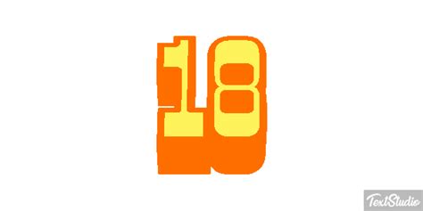 18 Number Animated GIF Logo Designs