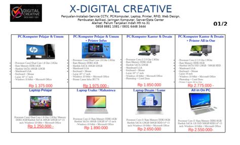 Xdigi Daftar Harga Pc Pdf 64 Bit Computing Personal Computers