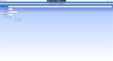 Membuat Aplikasi Menggunakan Wpf Windows Presentation Foundation