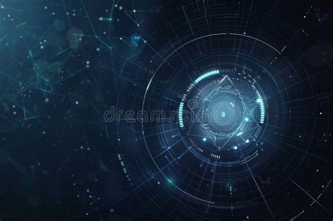 Digital Padlock On Blue Background Safety And Security Concept 3d