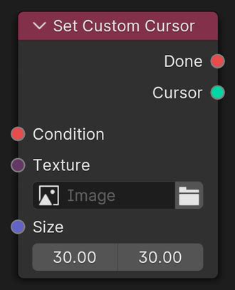 Set Custom Cursor UPBGE Manual