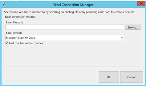 sql server external table is not in expected format ssis database