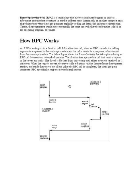 remote procedure call pdf subroutine computer programming