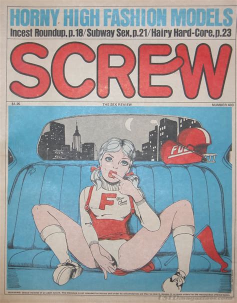 Screw Horny High Fashion Models Magazine Screw