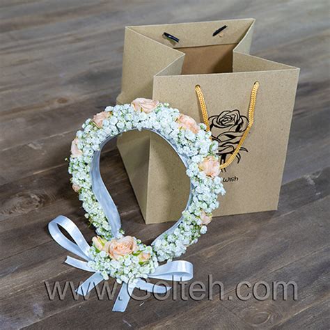 تاج گل سر و دستبند عروس گل تهران