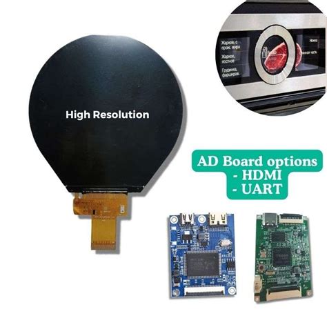 Inch Round TFT LCD MIPI High Resolution X