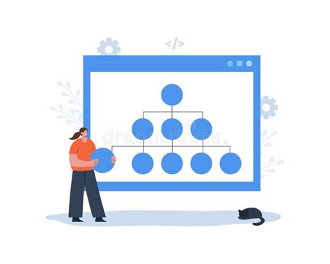 sitemap creation website optimization concept web development and web
