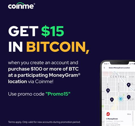 Bitcoin Bonus For Buying Bitcoin With Coinme And MoneyGram