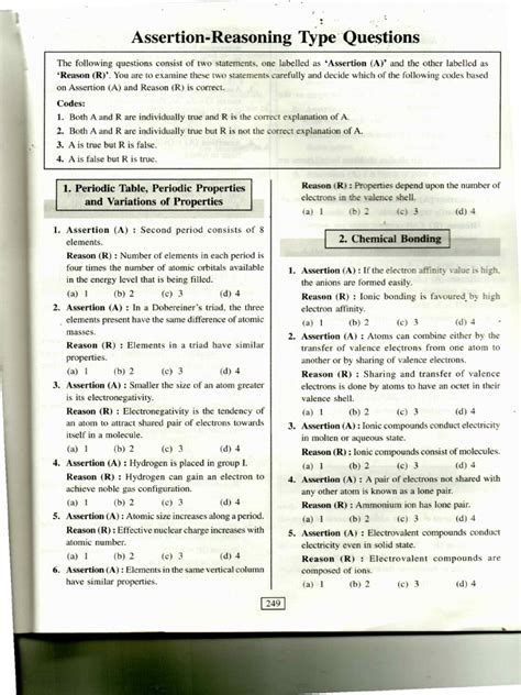 Assertion And Reasoning Based Questions Chapter Wise Class X20240214