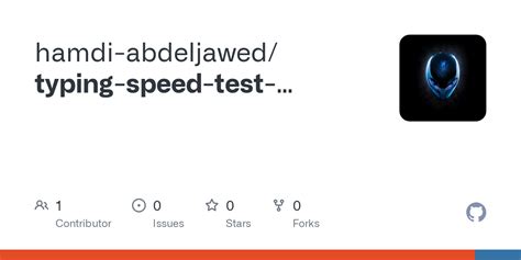 Github Hamdi Abdeljawed Typing Speed Test Frontend Using Html Css Js And Backend Using Flask