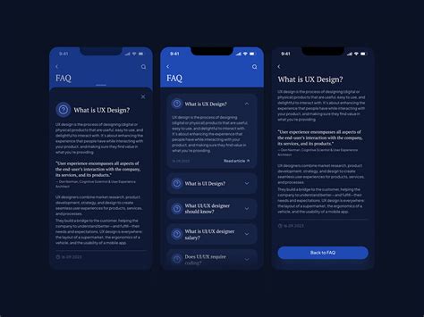 Daily Ui 26 Faq Reply View By Veronica K On Dribbble
