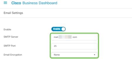 Configure Email Settings And Customize Email Notifications On Cisco Business Dashboard Probe Cisco