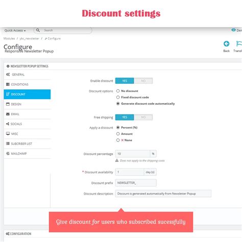 Responsive And Customizable Prestashop Newsletter Popup Module
