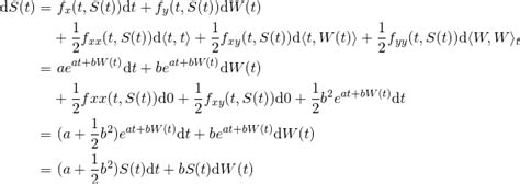 Geometric Brownian Motion Sisi Tang