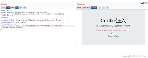 Ctfhub Cookie注入，ua注入，refer注入，过滤空格（利用hackbar插件）buuctf 上hackbar