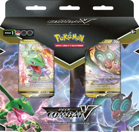 Pokémon Deck Combat V Bruyverne V Vs Rayquaza V La Caverne Du Gobelin