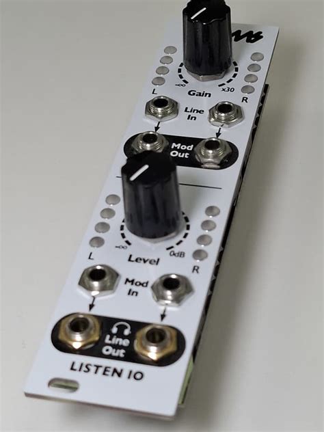 4ms listen io stereo input output interface reverb