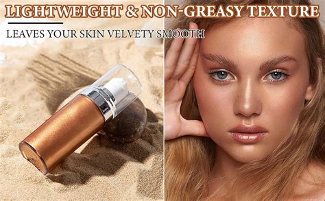 Body Luminizer Liquid Illuminator Body Highlighter Smooth Face Body