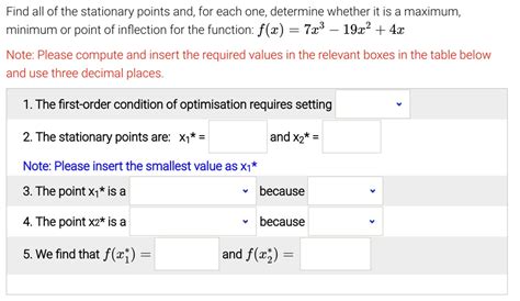 Find All Of The Stationary Points And For Each One Determine Whether It Is A Maximum Minimum Or
