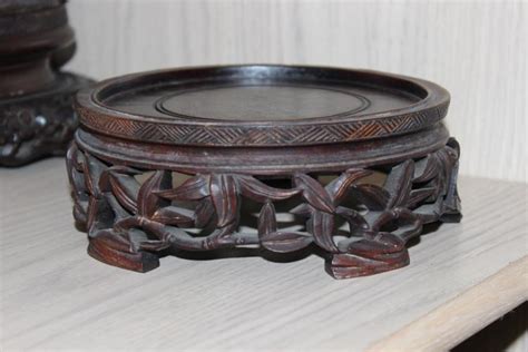 Sold Price Antique Chinese Wood Stand Invalid Date Edt
