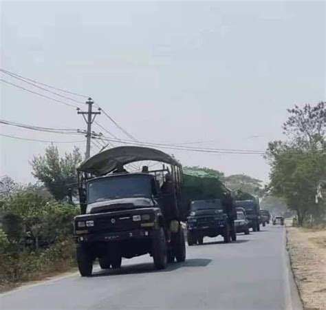 သထုံ ဘီးလင်း လမ်းပိုင်းတွင် စစ်ကောင်စီယာဉ်တန်းကို Knla၊ Pdf ပူးပေါင်းအဖ