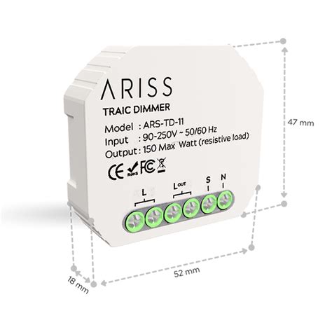 ARISS Triac Dimmer Control Light Brightness