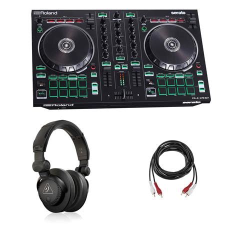 Roland DJ-202 2-Channel 4-Deck Serato DJ Controller W/Behringer ...