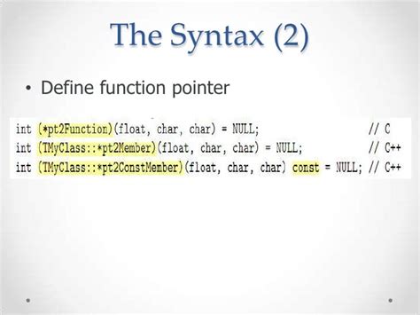 Function Pointer
