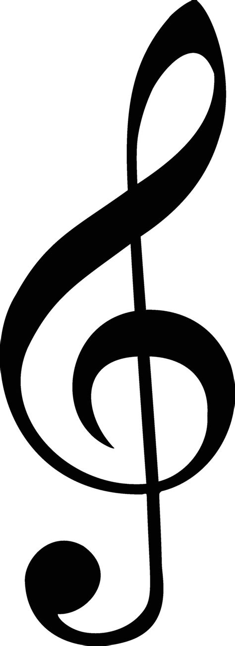 Vector Illustration Of Treble Clef Musical Symbol Treble Clef Icon Isolated In White Background